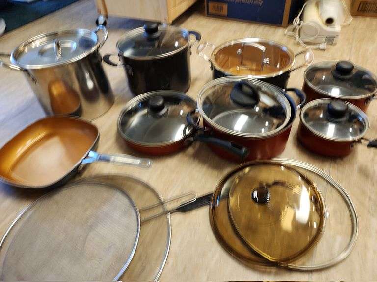 Assorted Pots & Pans, Stock Pot, Gotham, Etc. - Auction Ohio
