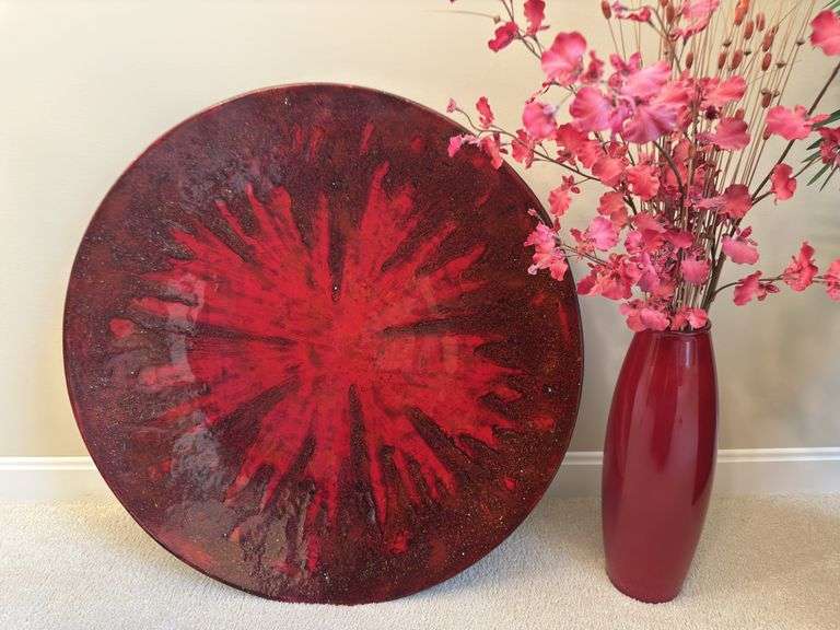 Gorgeous home decor - red - Auction Ohio