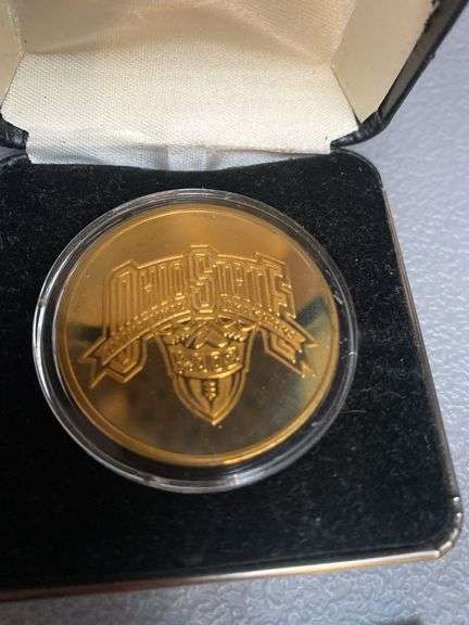 2002 Ohio State Championship bronze coin - Auction Ohio
