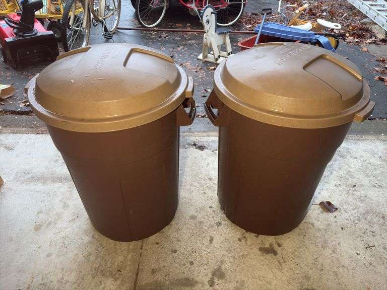 Two Garbage Cans - Auction Ohio