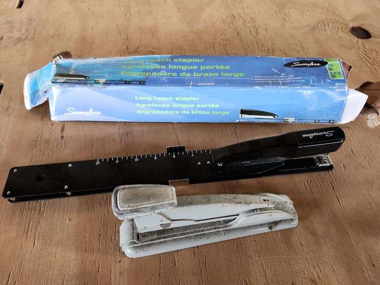 Swingline Long Reach Stapler and another - Auction Ohio