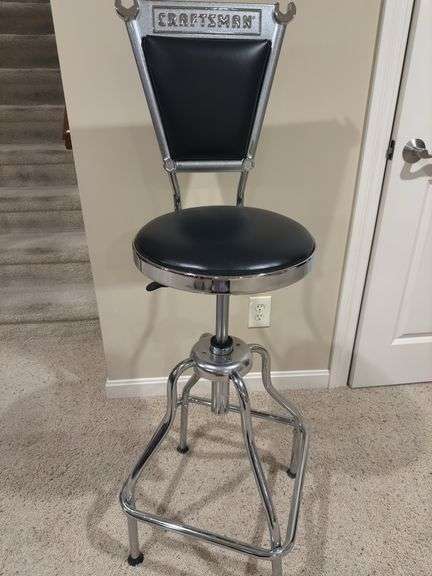 Craftsman high back stool - Auction Ohio