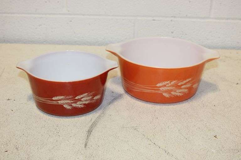 Pyrex Wheat Bowls - Auction Ohio