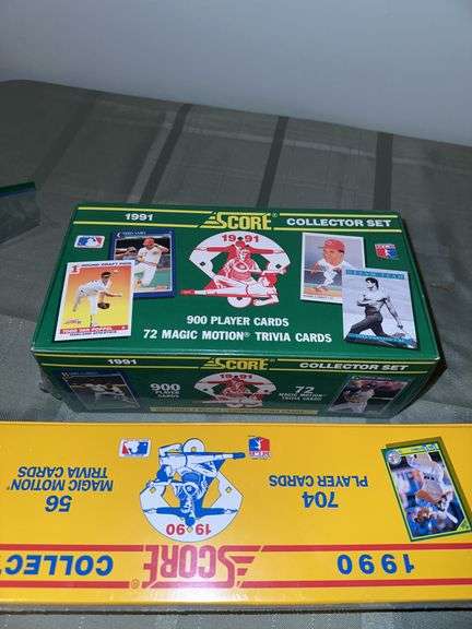 Sealed Score boxes baseball cards-sealed! - Auction Ohio