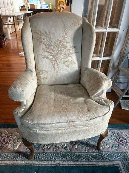 Wing Back Chair - Auction Ohio