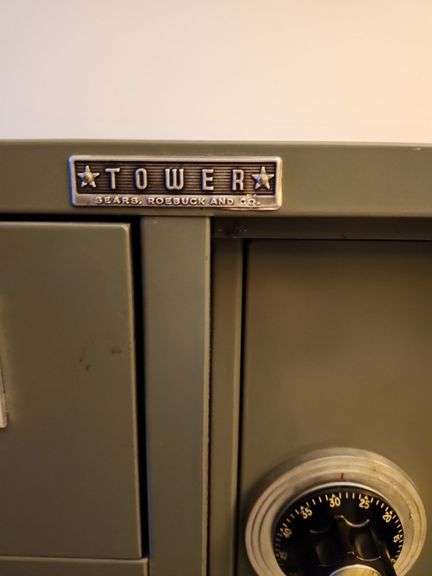Sears Roebuck Company Tower File Cabinet With Key, no combination ...