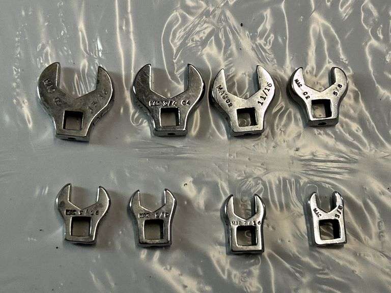 Mac tools crowfoot wrench set - Auction Ohio