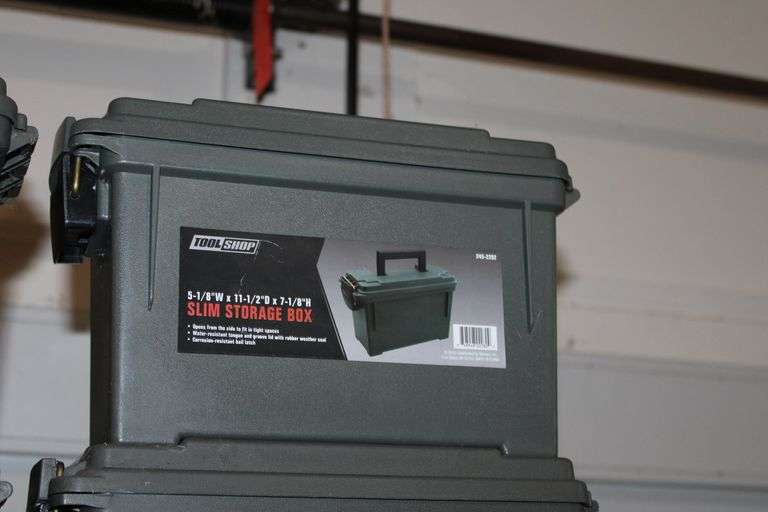 Tool Shop Slim Storage Boxes - Auction Ohio