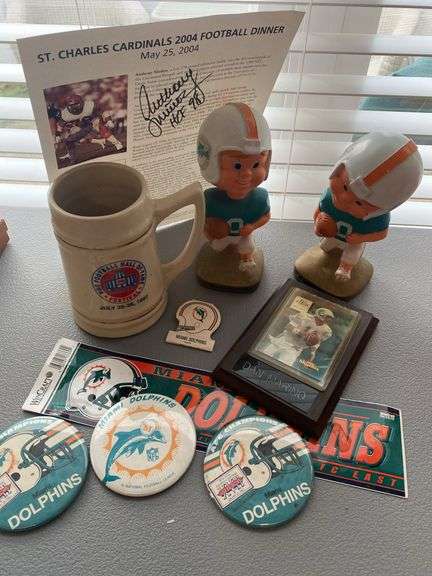 Football Miami Dolphins and more collectible items - one signed ...