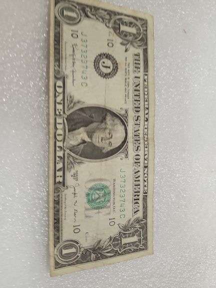 Series 1963 B $1 Signed Joseph W Barr ''Barr Dollars'' Among the most ...