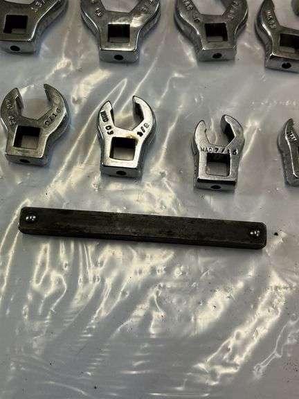 Mac tools six point offset crowfoot wrench set - Auction Ohio