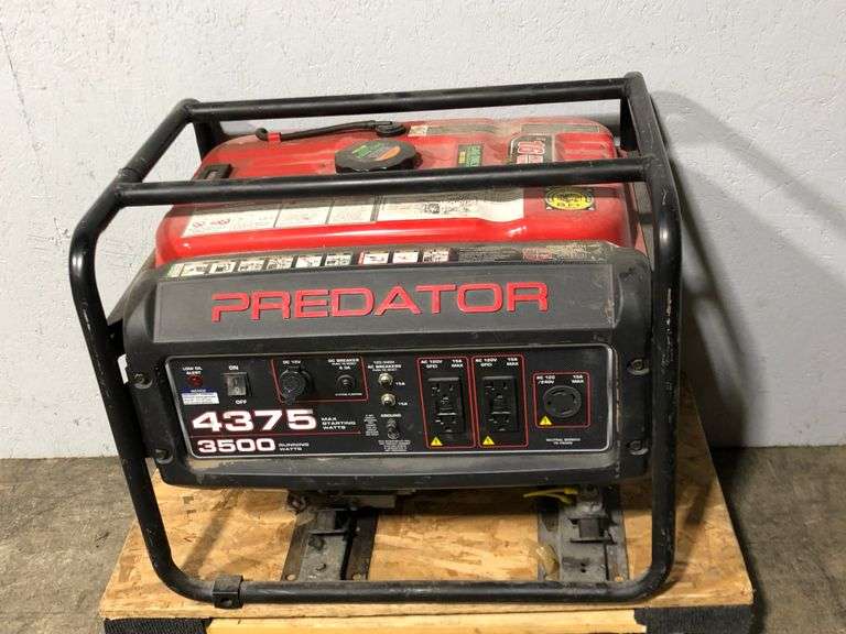 Predator 3500/4375 Generator - Auction Ohio