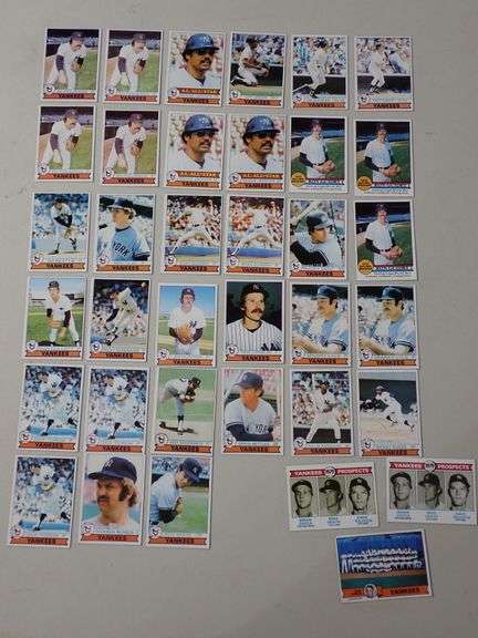 1979 Topps Baseball Card Collection - New York Yankees - Auction Ohio