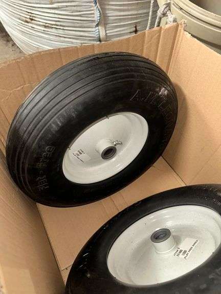 New Wheel Barrel Wheels - Auction Ohio