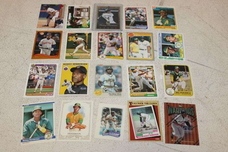 Rickey Henderson Baseball Cards - Auction Ohio