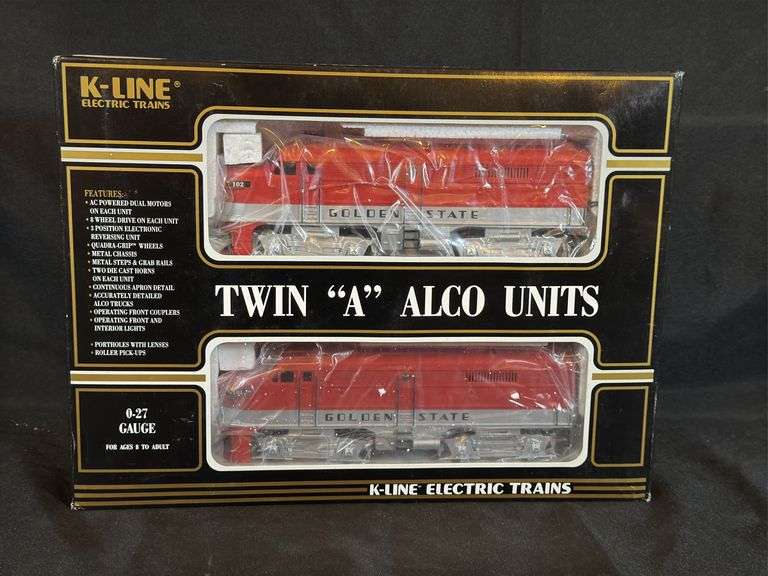 K-Line Twin “A” Alco Units - Auction Ohio