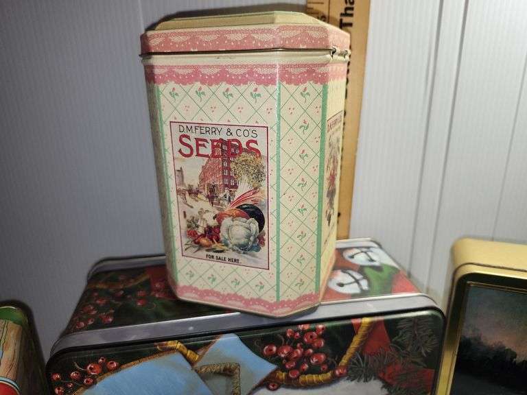 5 Advertising Tins - Auction Ohio