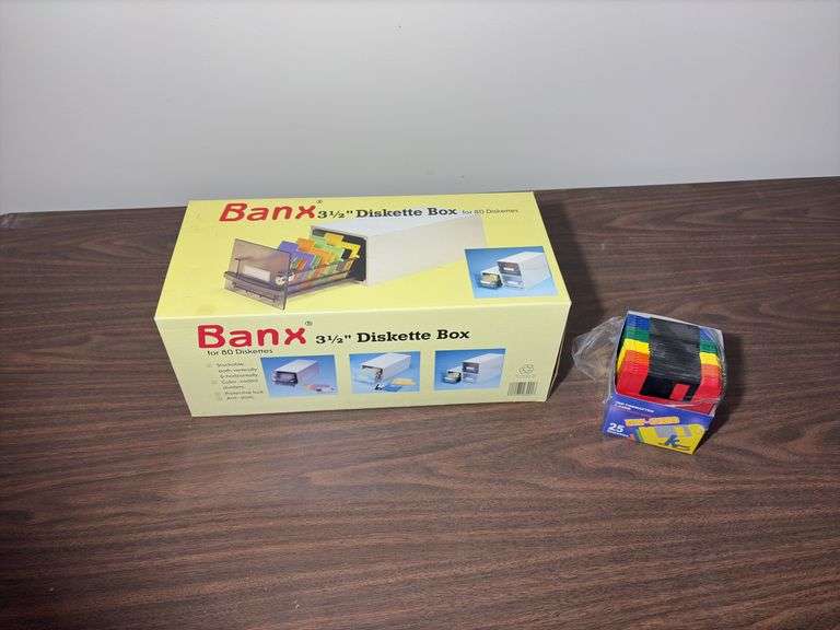 Banx Diskette Box NIB - Auction Ohio