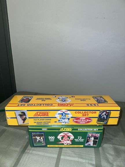 Sealed Score boxes baseball cards-sealed! - Auction Ohio