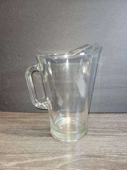 Libby 60oz Clear Glass Pitcher Easy Flared Lip - Auction Ohio