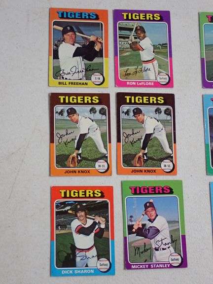 1975 1977 1978 1979 1980 Topps Baseball Card Collection - Detroit ...