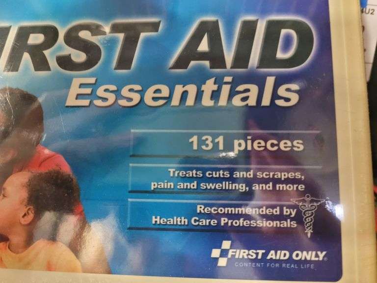 First Aid Essentials 131 Pieces - Sealed Model FAO-132 ... - Auction Ohio