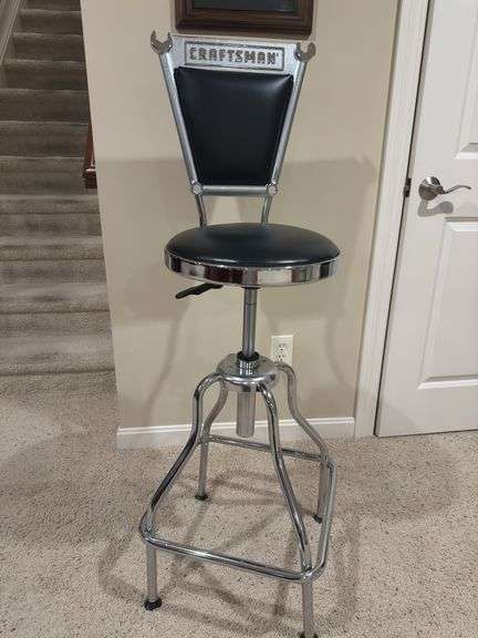Craftsman high back stool - Auction Ohio