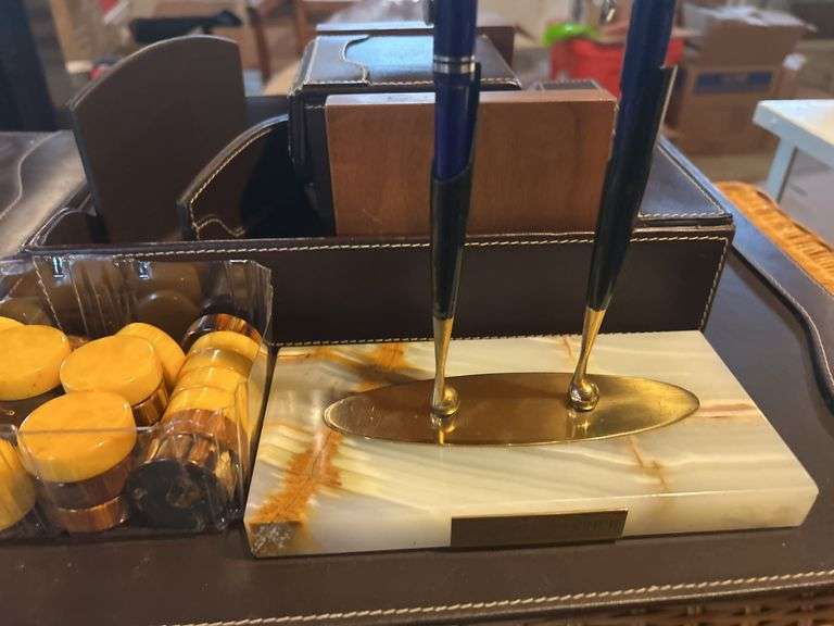 Bombay Desk Set - Auction Ohio