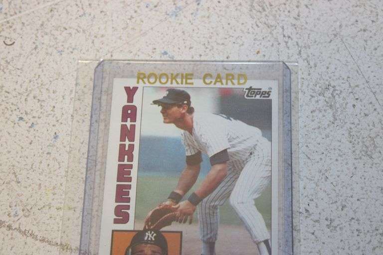 1984 Topps Don Mattingly Yankees Rookie Baseball Card - Auction Ohio