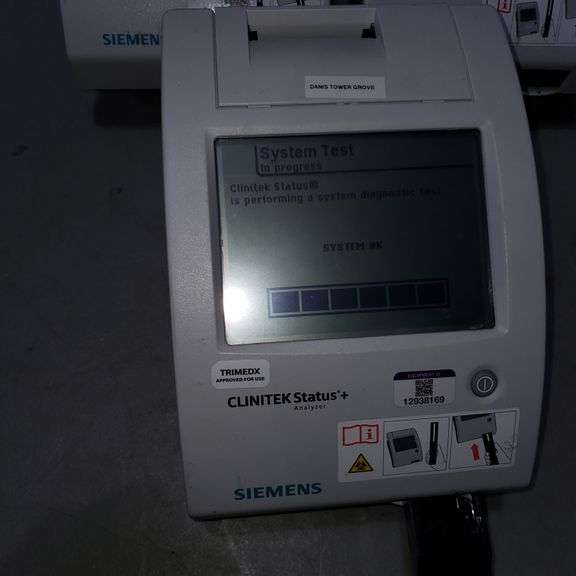 3x Siemens Clinitek Status Plus Urine Chemistry Analyzer - Auction Ohio