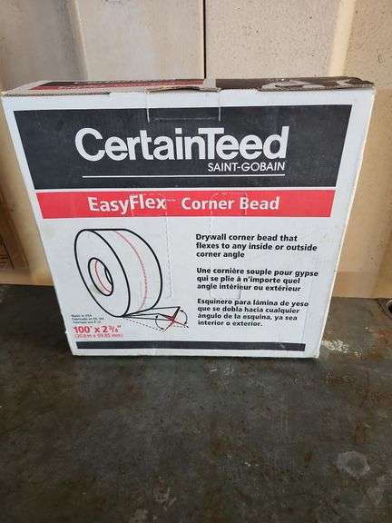 Certainteed Easy Flex Corner Bead 100'x2 3/4' - Auction Ohio
