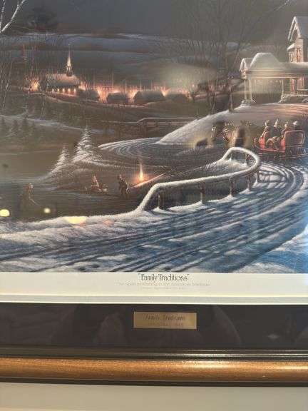 Terry Redlin signed print/litho - Auction Ohio
