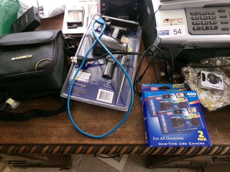 Misc. Electronics, Printer (Powers On), Cameras (Unknown Condition) - Auction Ohio