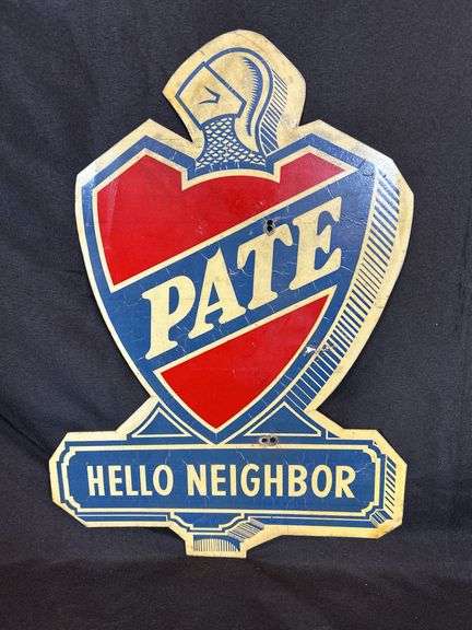 Pate “Hello Neighbor” Gas Station Sign - Auction Ohio