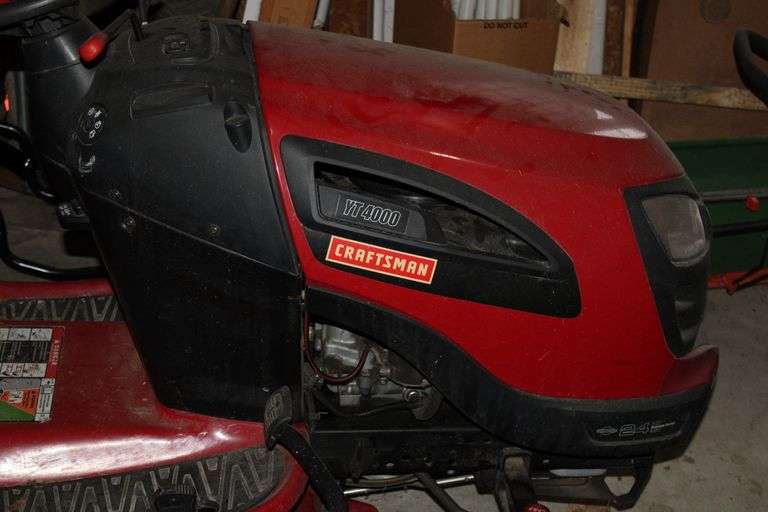 Craftsman YT4000 Riding Lawn Mower - Auction Ohio