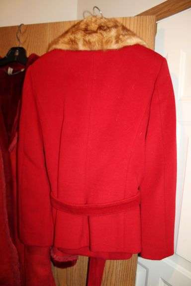 Women's Designer Red Coats - Auction Ohio