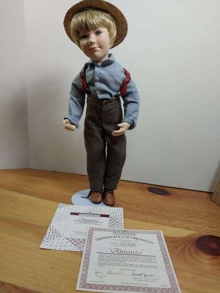 "Almanzo Wilder" Doll of Little House on the Prairie by Joan Ibarolle ...
