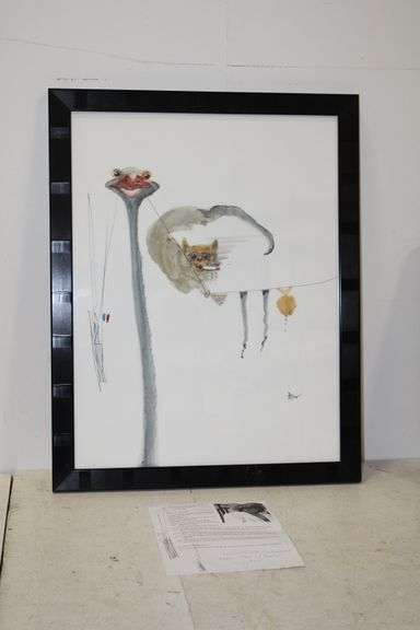 Christian Provost Watercolor - Auction Ohio