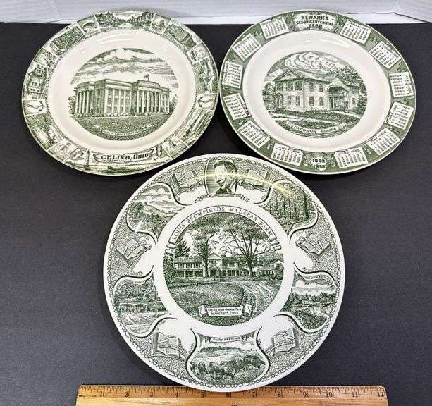 Historical Kettlesprings Kilns 10" Souvenir Plates ~ Malabar Farm ...