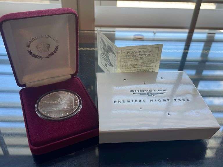 Chrysler Silver Coin - Auction Ohio