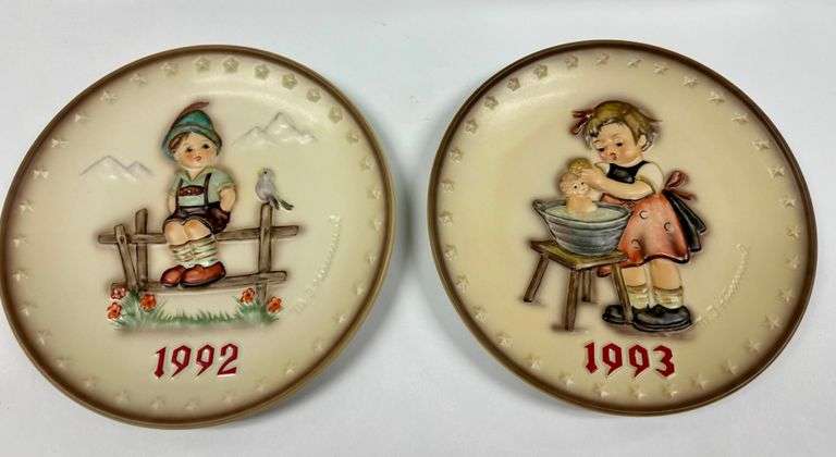 Hummel Plates: 1992 & 1993 - Auction Ohio