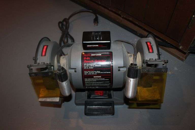 Sears Craftsman 6" Bench Grinder - Auction Ohio