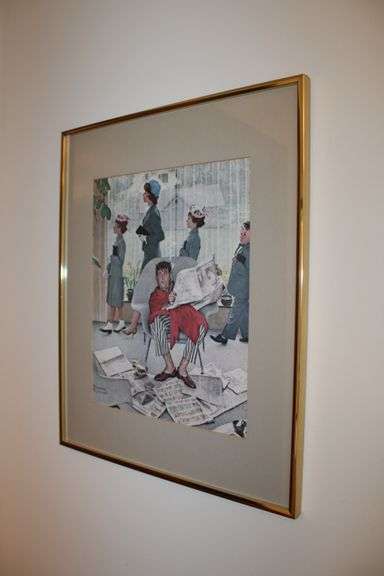 Norman Rockwell Print - Auction Ohio