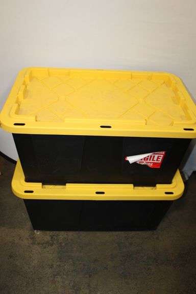 Two Empty Black Totes - Auction Ohio