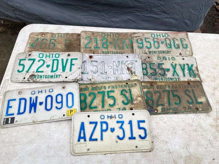 Vintage License Plates - Auction Ohio