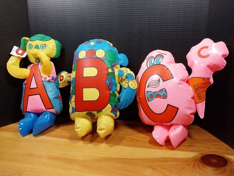 Letter People Inflatables - A, B, C - Auction Ohio