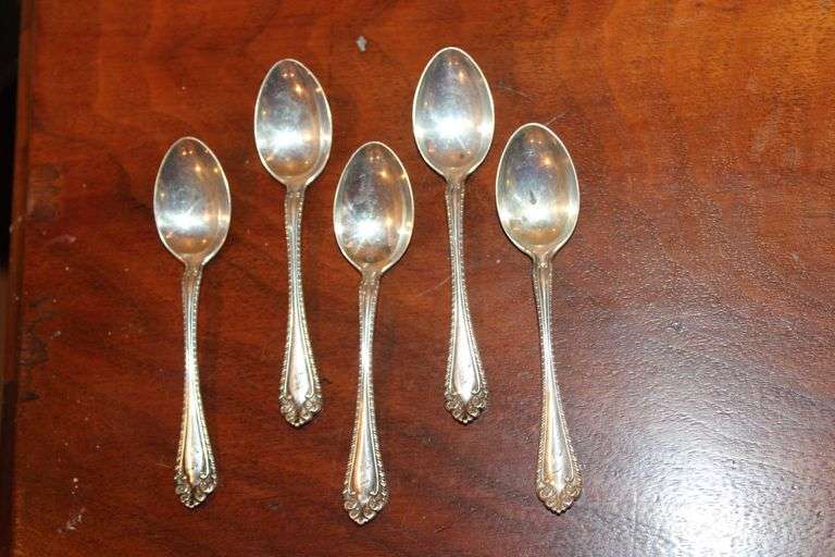 Sterling Silver Demitasse Spoons - Auction Ohio