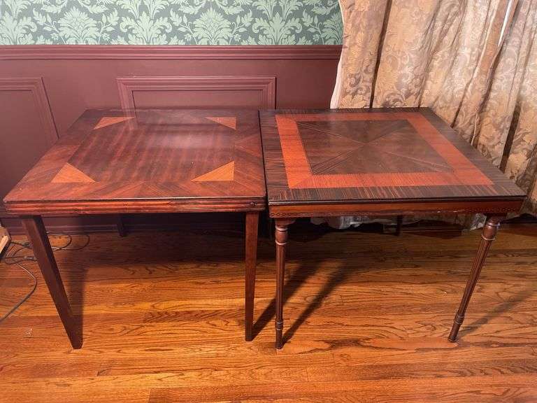 Playing card tables - Auction Ohio