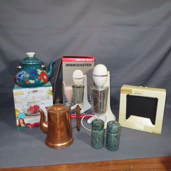 Drinkmaster, Teapot & More - Auction Ohio