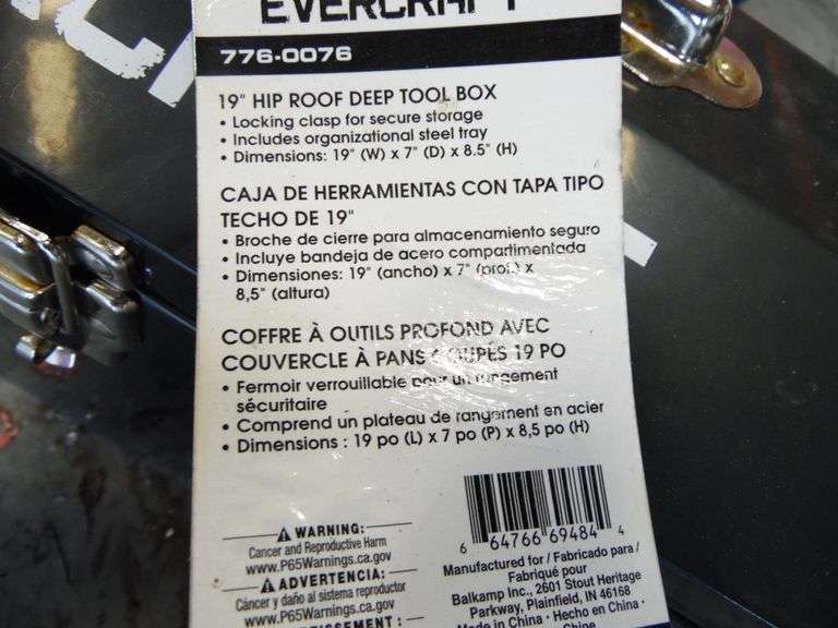 Tool Box and Auto Body Tools - Auction Ohio